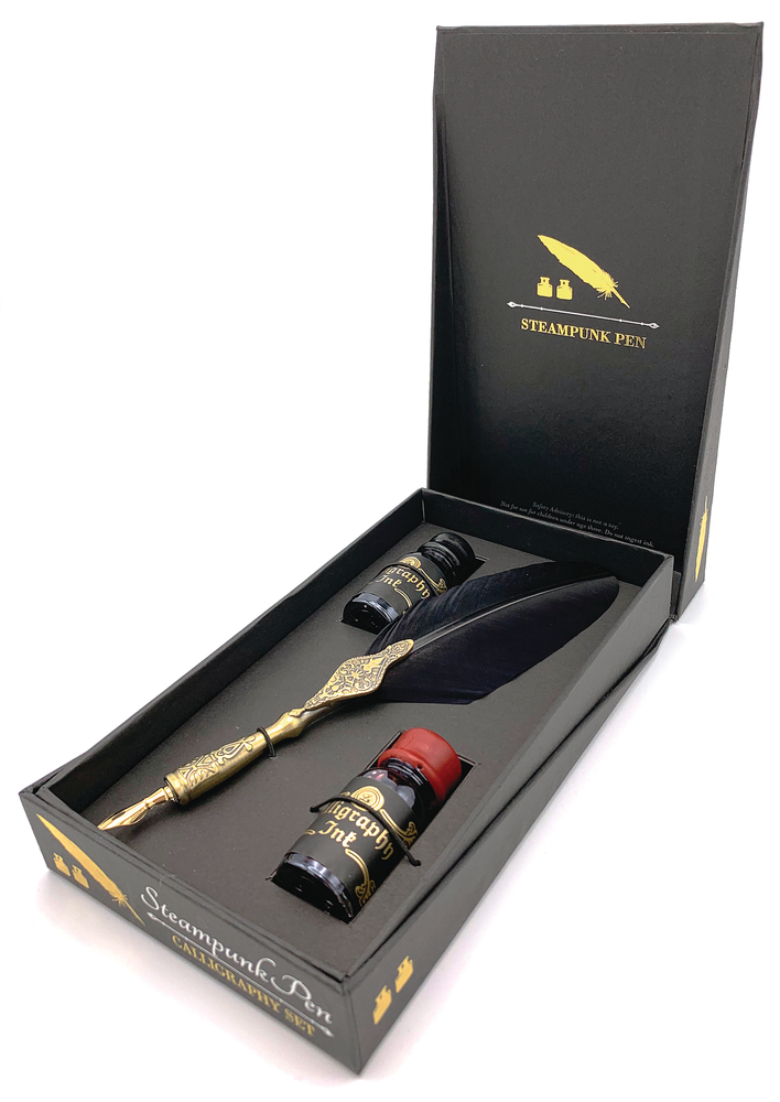 Steampunk Calligraphic Pen Set – Stardust Salem